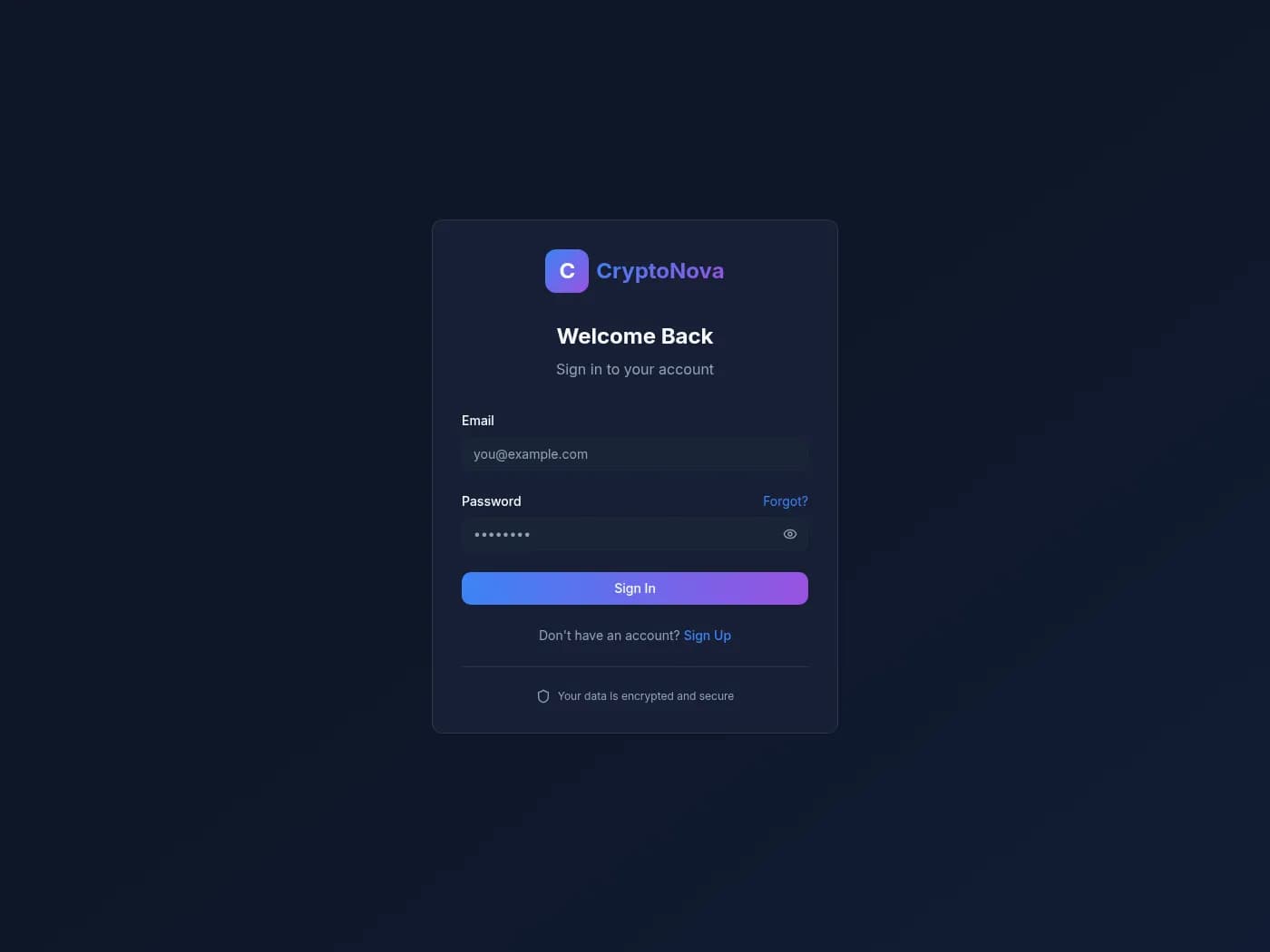Cryptonova: All-in-One Crypto Trading Platform UI Kit
