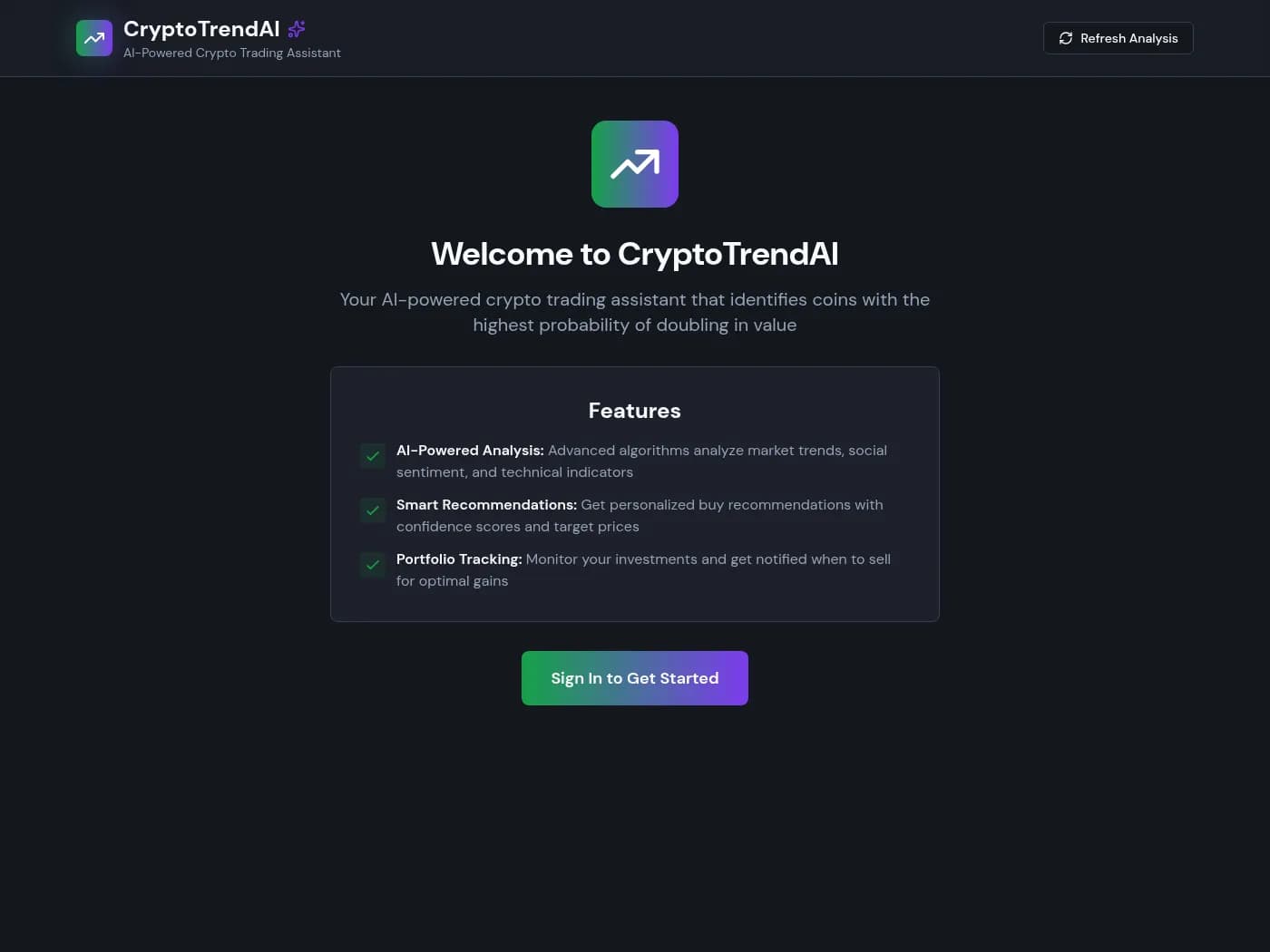 CryptoTrendAI: Intelligent Crypto Trading Assistant