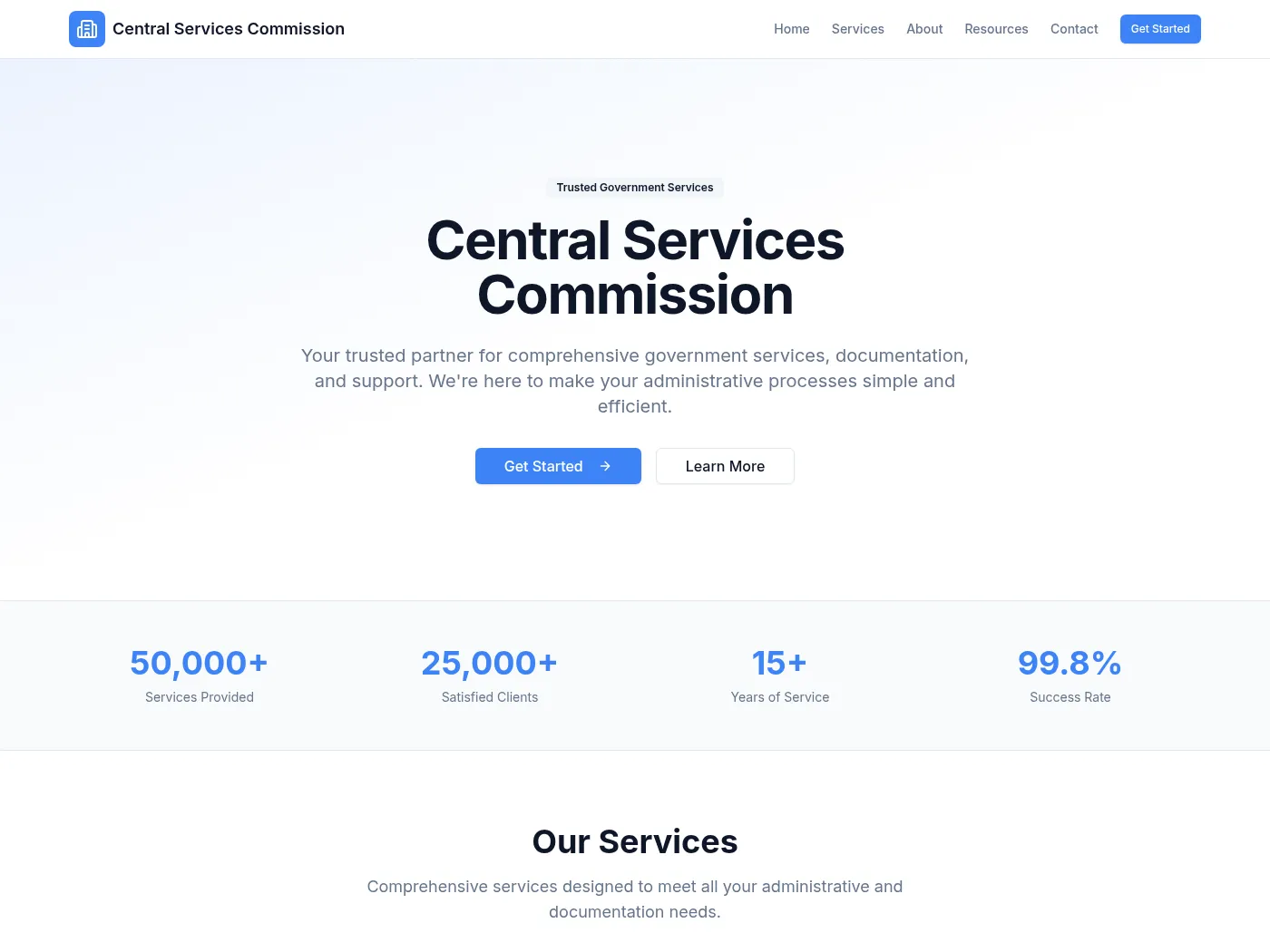CSC Information and Services Website