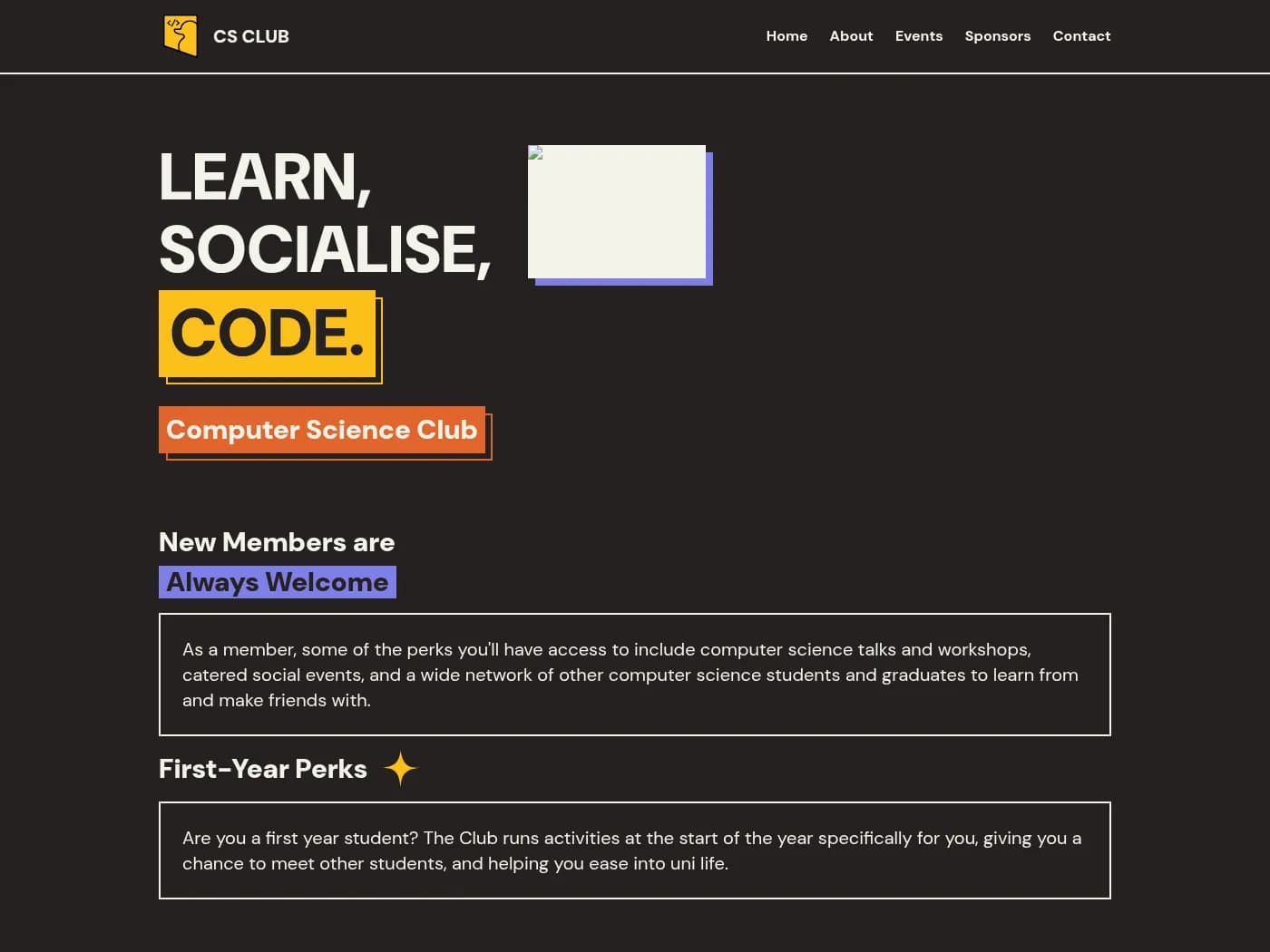 CS Club Website