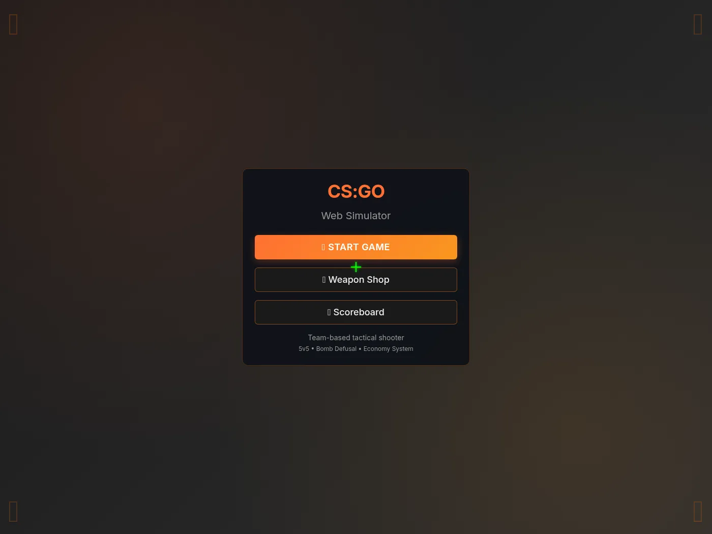 CS:GO Web Game Simulator