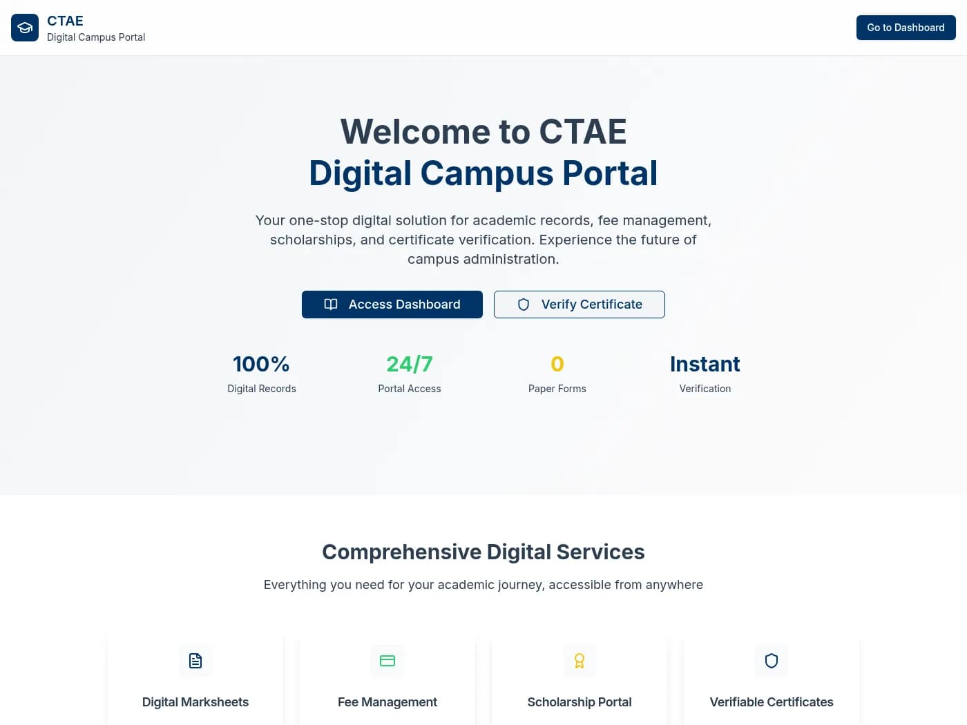 CTAE Digital Campus Portal