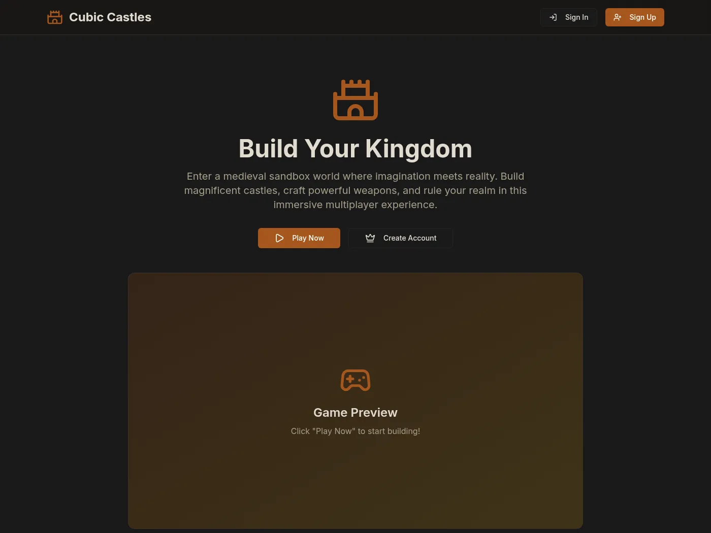 Cubic Castles Web Clone