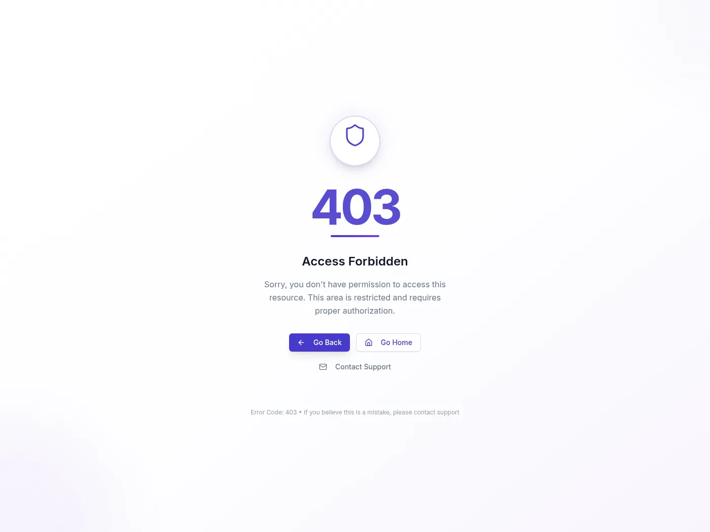 Custom 403 Forbidden Error Page