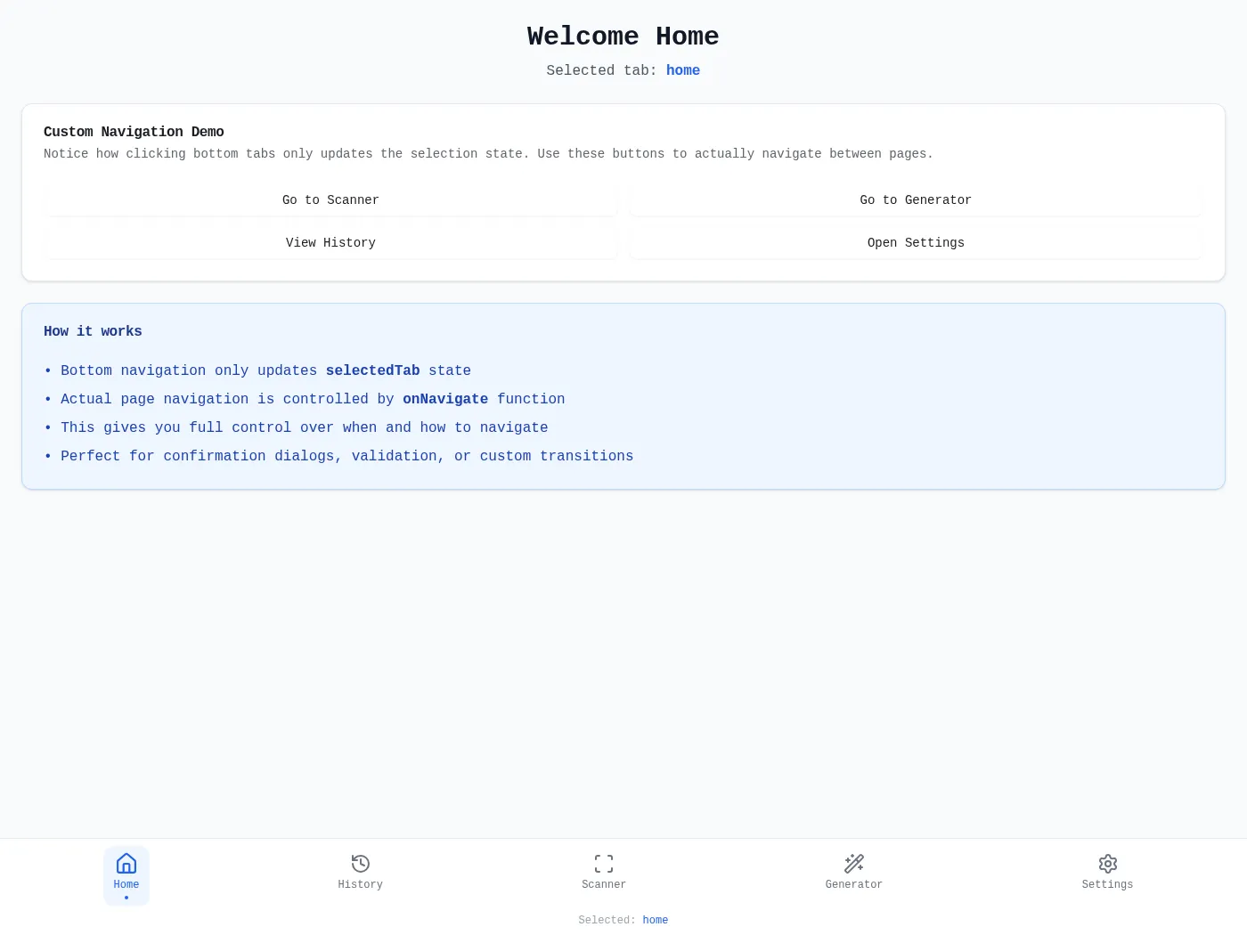 Custom Navigation Flow for Multi-Page Dart App