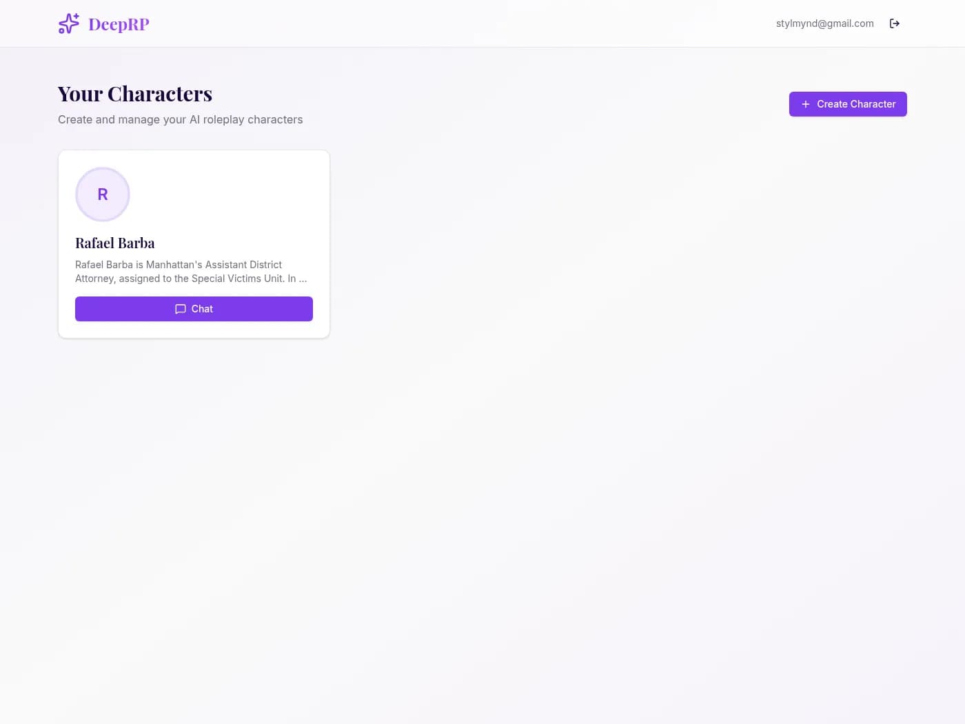 Customizable Character AI Chat for Deep Roleplay