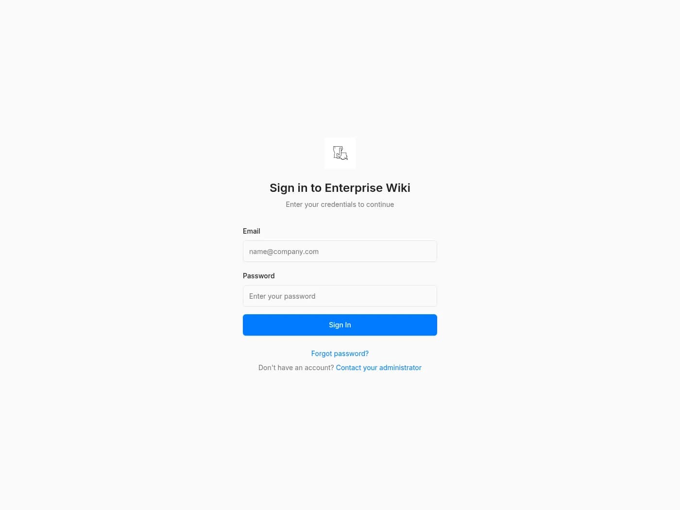 Enterprise Custom Wiki with Branding, Authentication, and Role-based Access