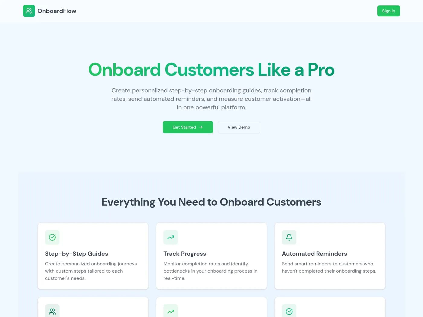 Customer Onboarding SaaS Platform