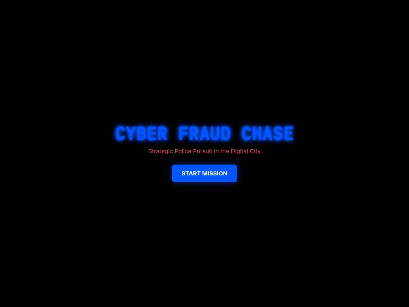 Cyber Fraud Chase: Police Pursuit Game