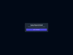 Cybra Patent AI Drafting Assistant – AI-Powered Patent Draft Generator with Locked Pro Features