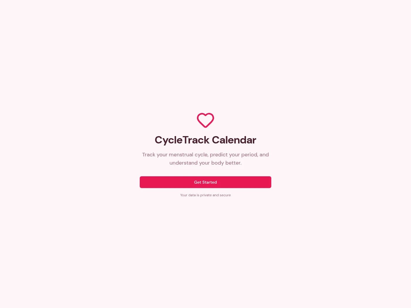 CycleTrack Calendar