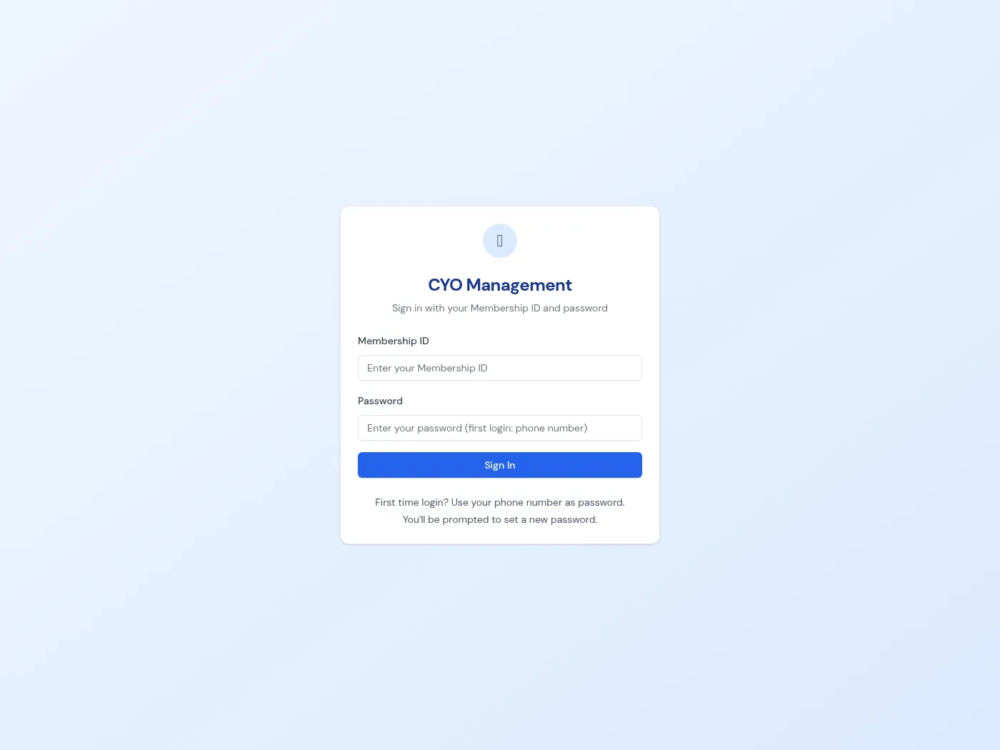 CYO Membership Management System – Hierarchical Membership, Dues, and Officer Management Web App