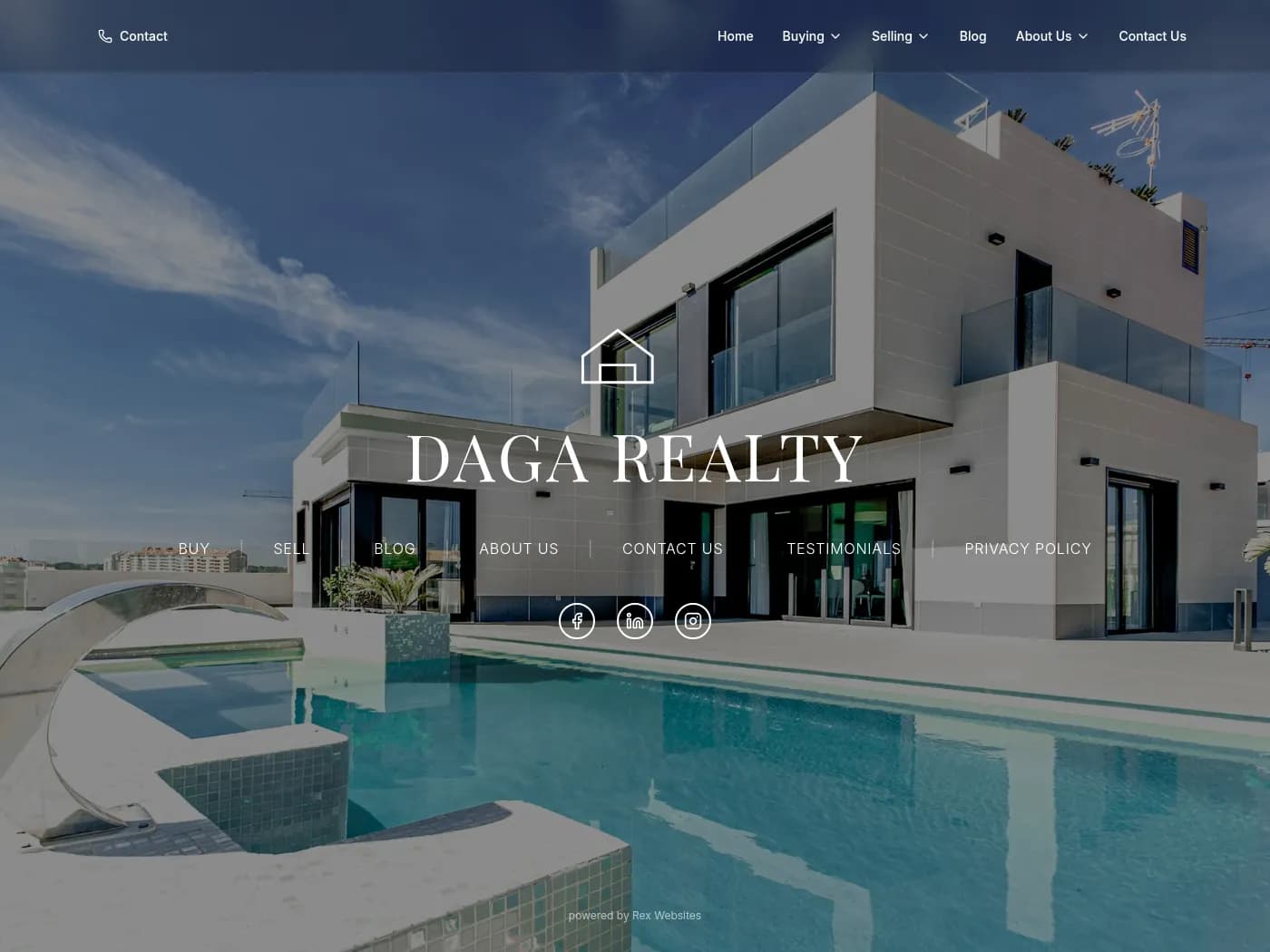 Daga Realty Website Clone