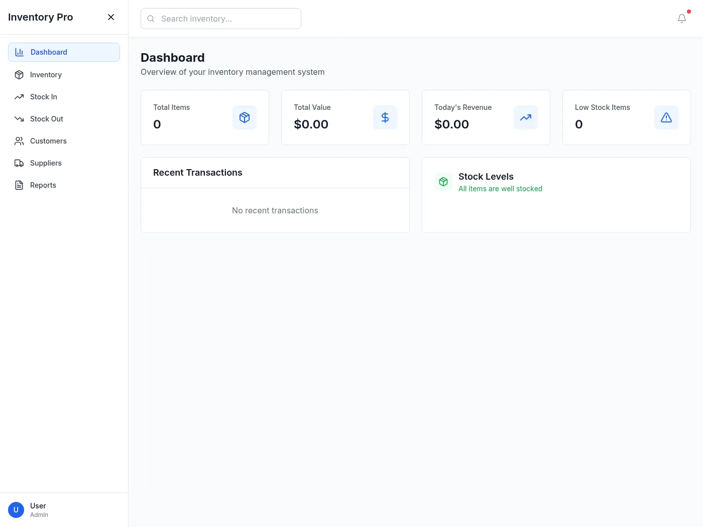 Daily Inventory Management System with Real-Time Tracking and Analytics