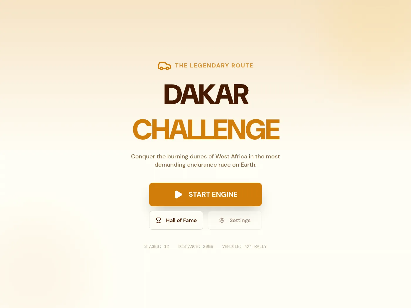 Dakar Racing Challenge