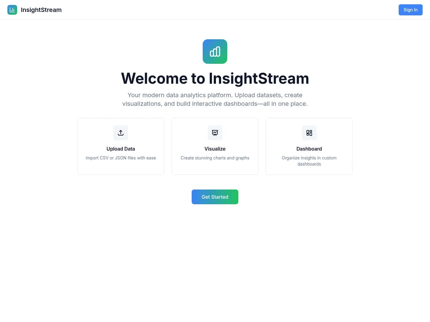 InsightStream: The Modern Data Analytics Platform