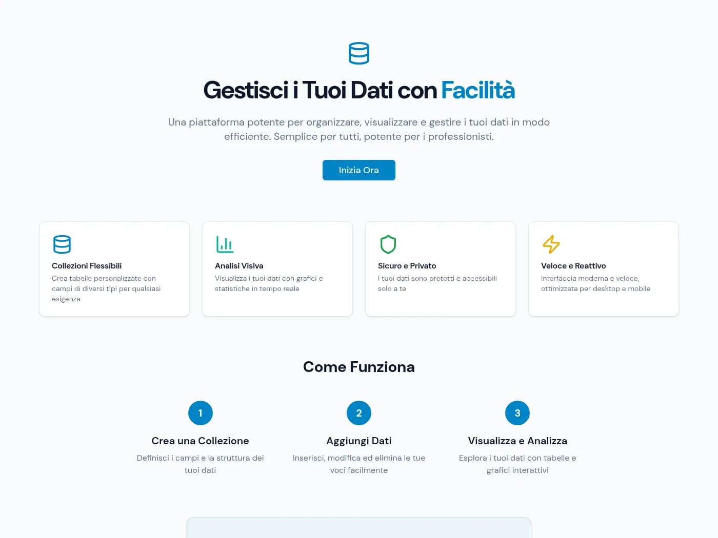 Data Management Web Platform