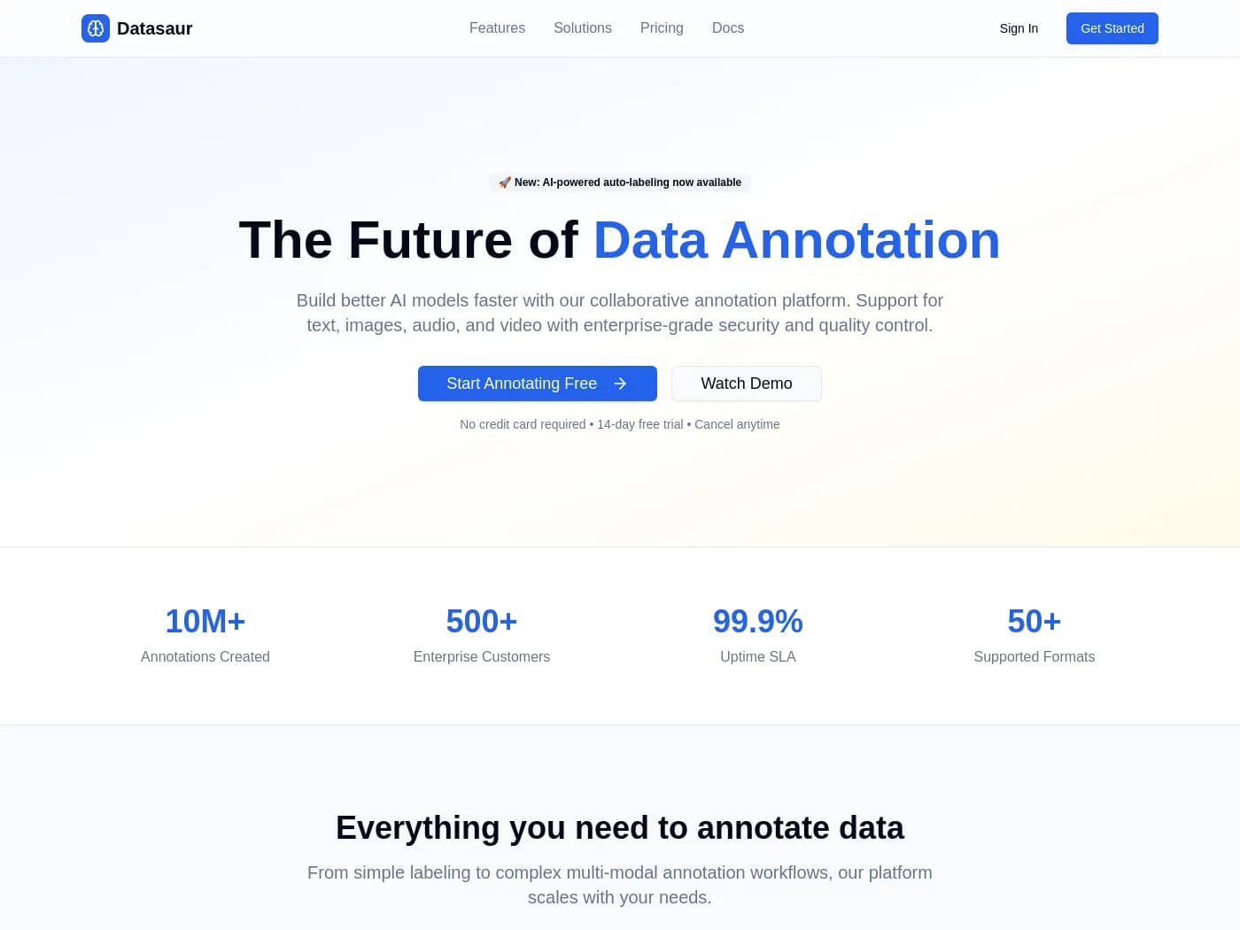 Datasaur.ai Clone - Data Annotation Platform
