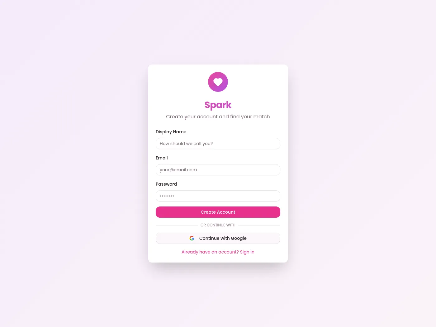 Modern Dating App Platform
