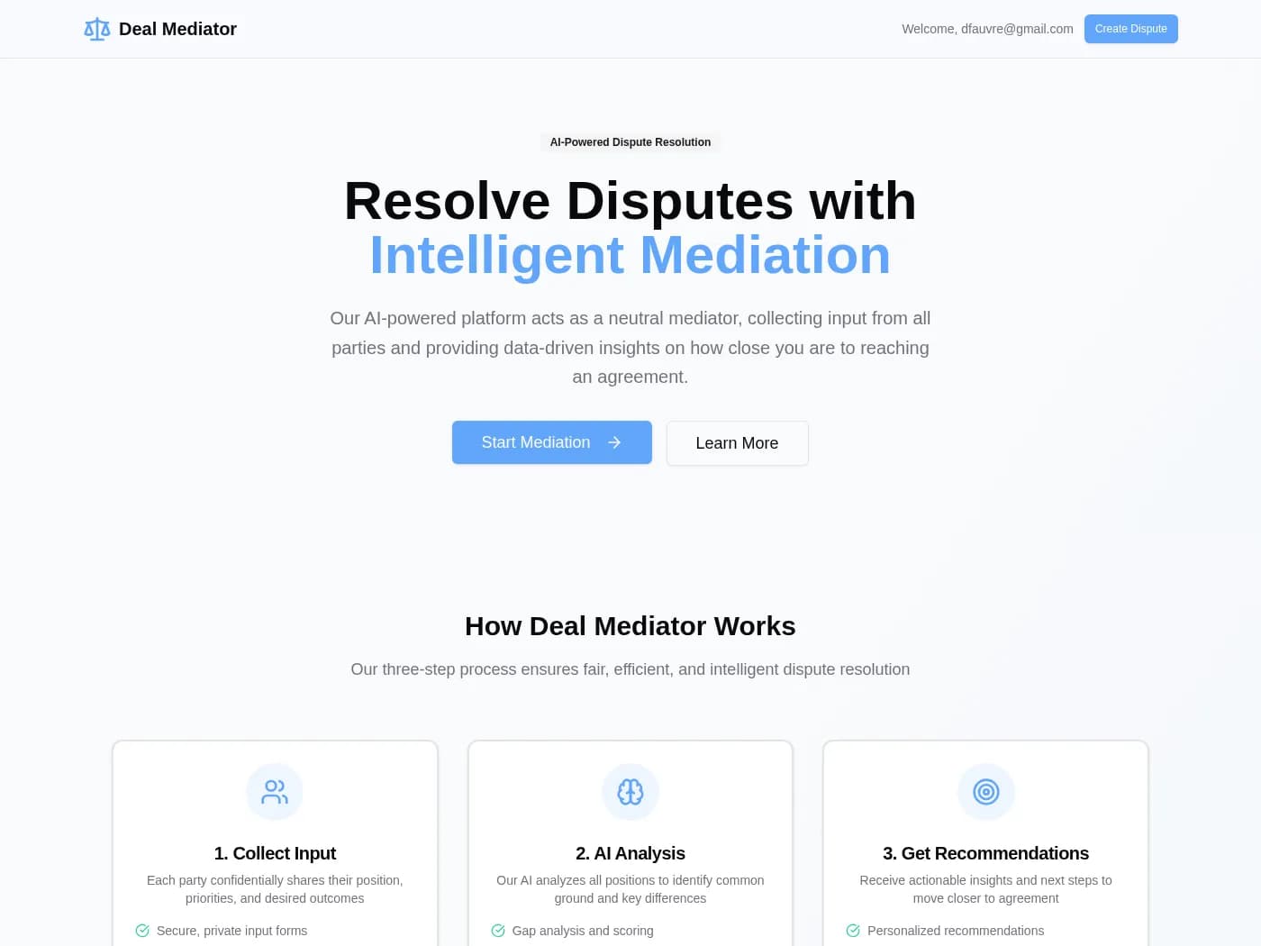 Deal Mediator App