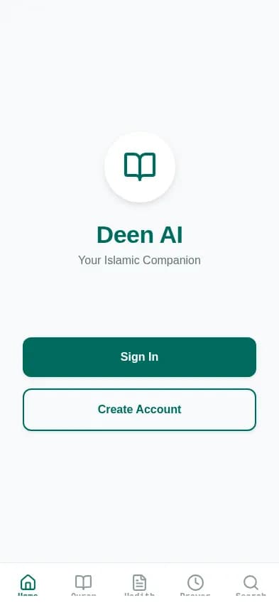 Deen AI: Advanced Islamic App with AI-Powered Search