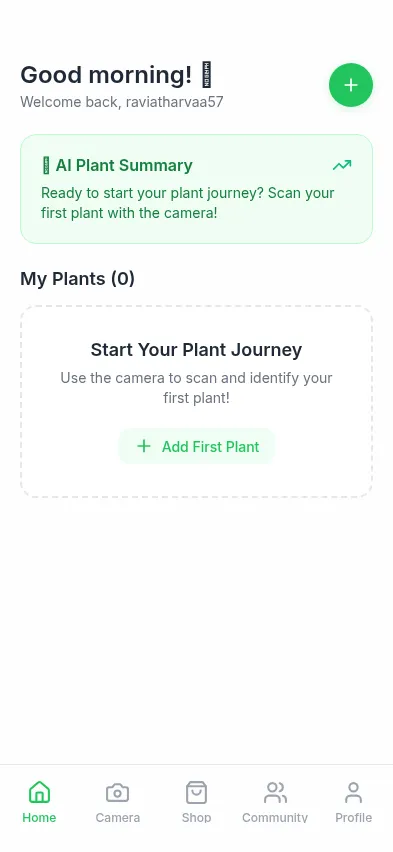 DeepPlant Care – AI, AR & Real-Time Nature Companion