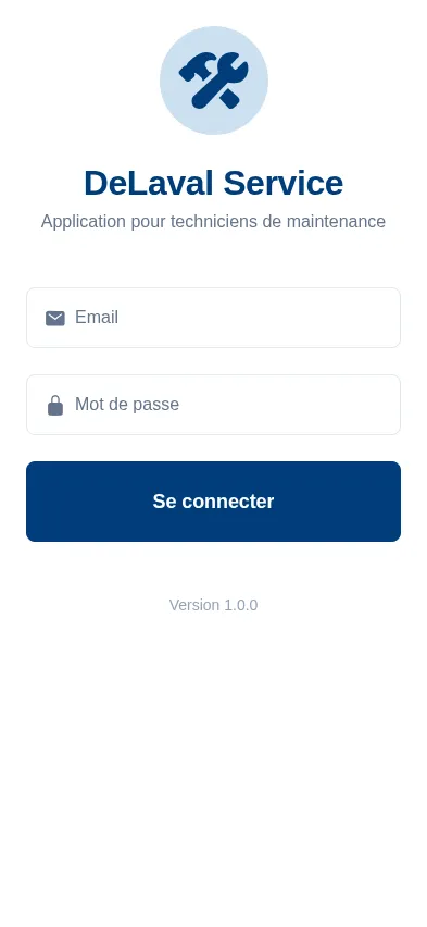 DeLaval Service App