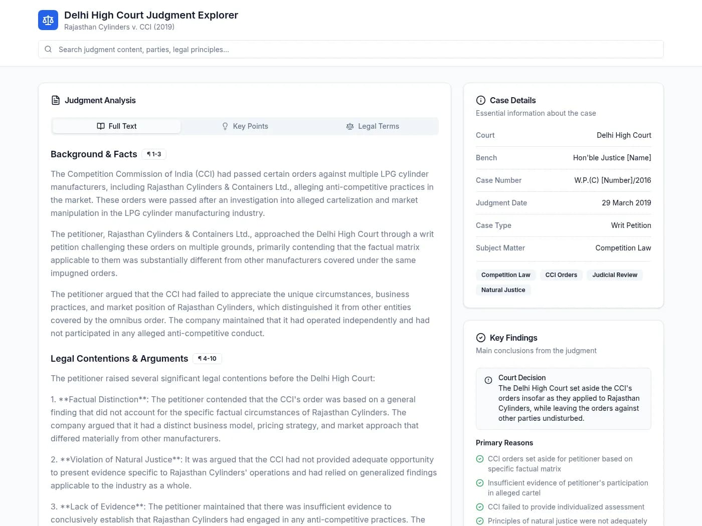 Delhi High Court 2019 Judgment Explorer