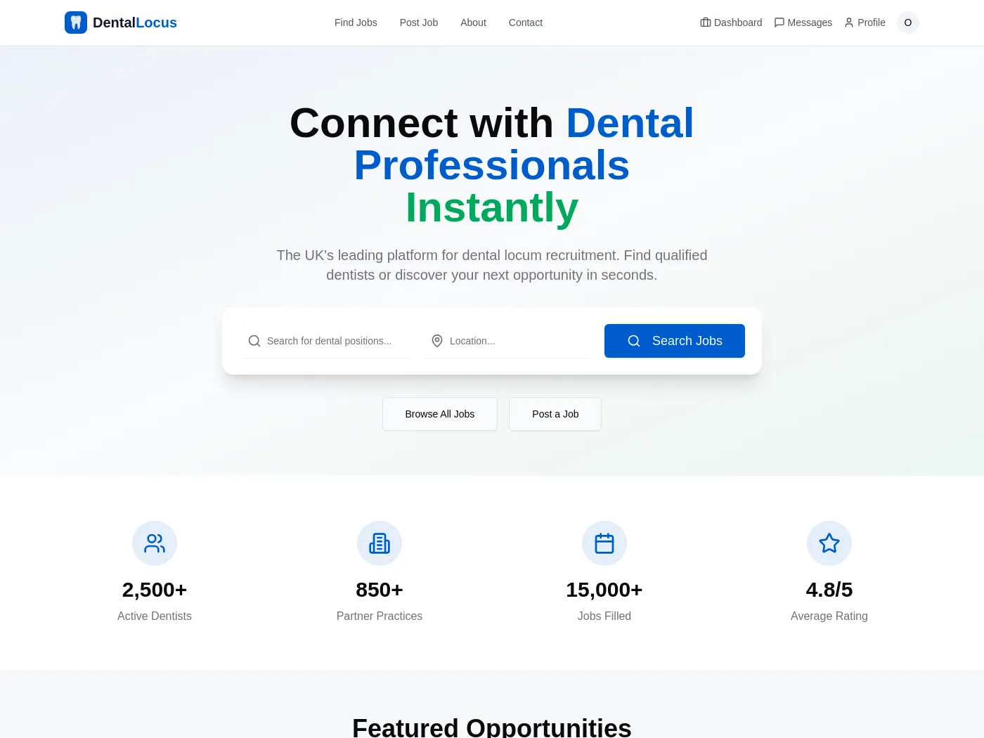Dental Locus Recruitment Platform