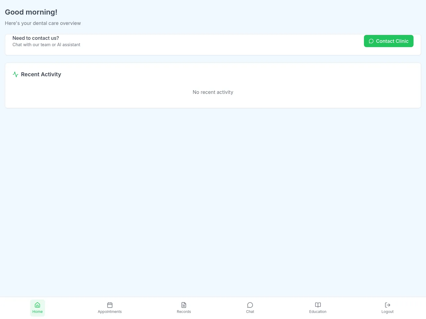 Dental Patient Portal App