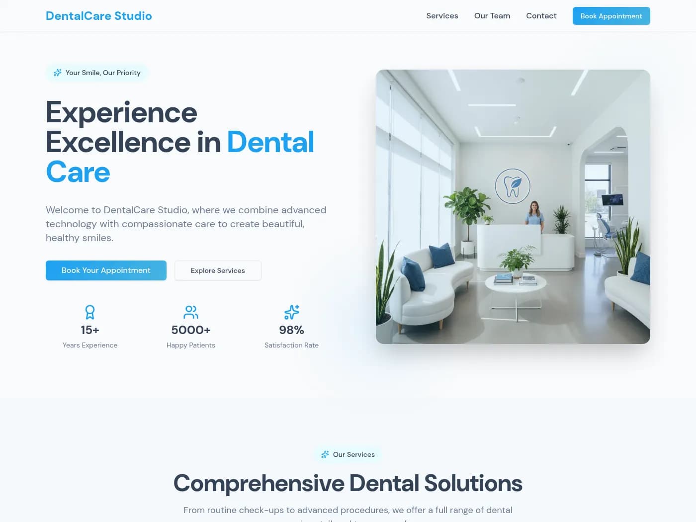 Dentist Studio Website