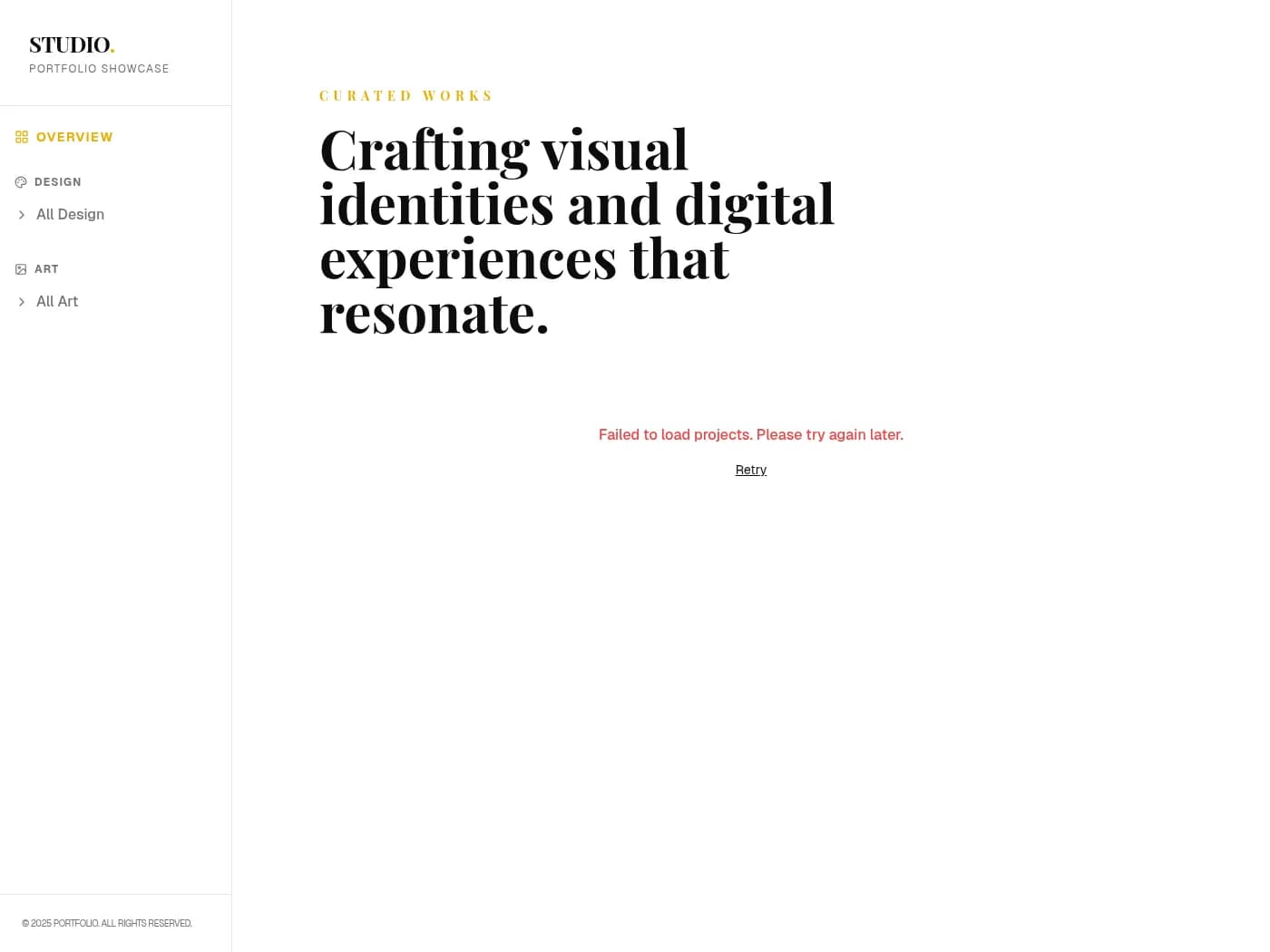 Design & Art Portfolio Showcase