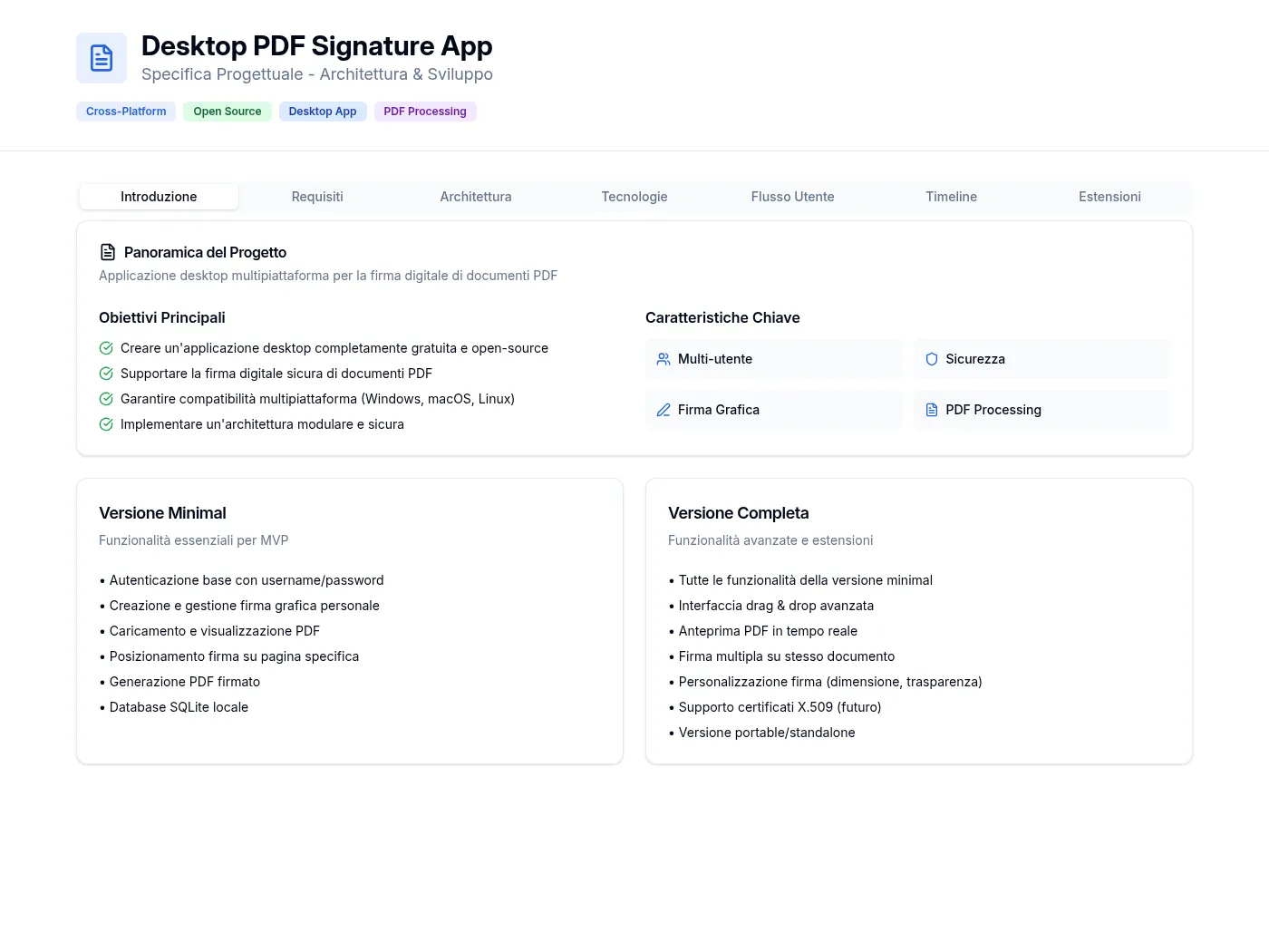 Desktop PDF Signature App