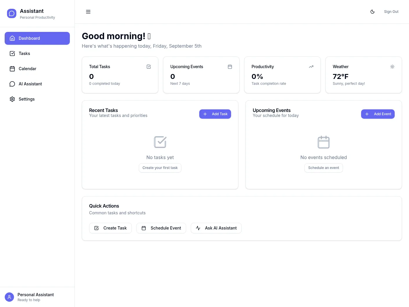 Desktop Personal Assistant