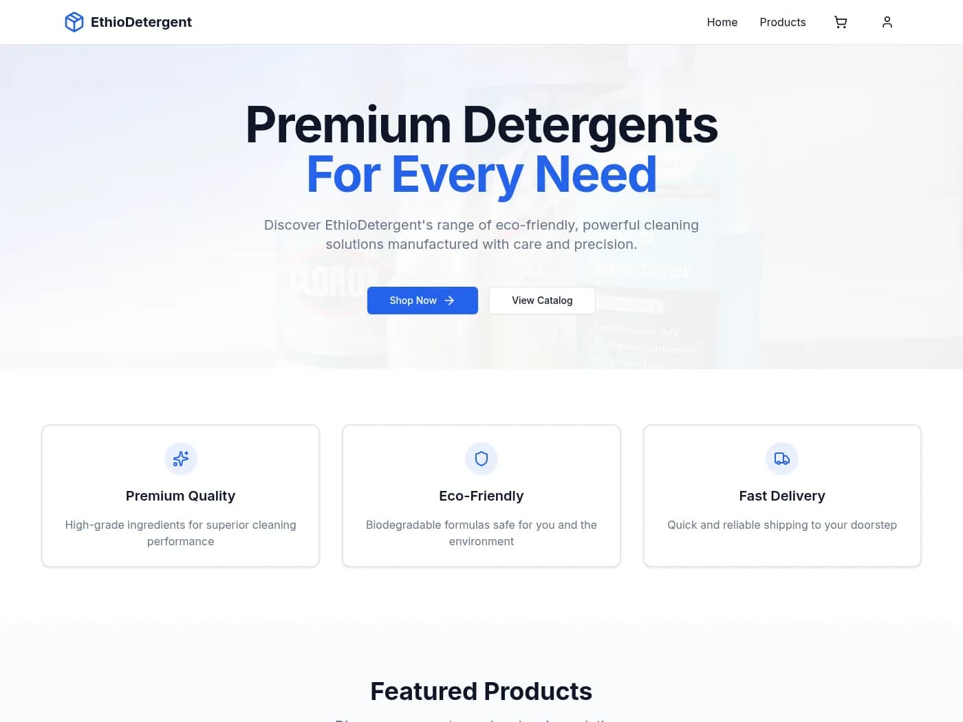 All-in-One Detergent Factory Web Platform