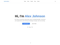 Software Developer Portfolio with Blog
