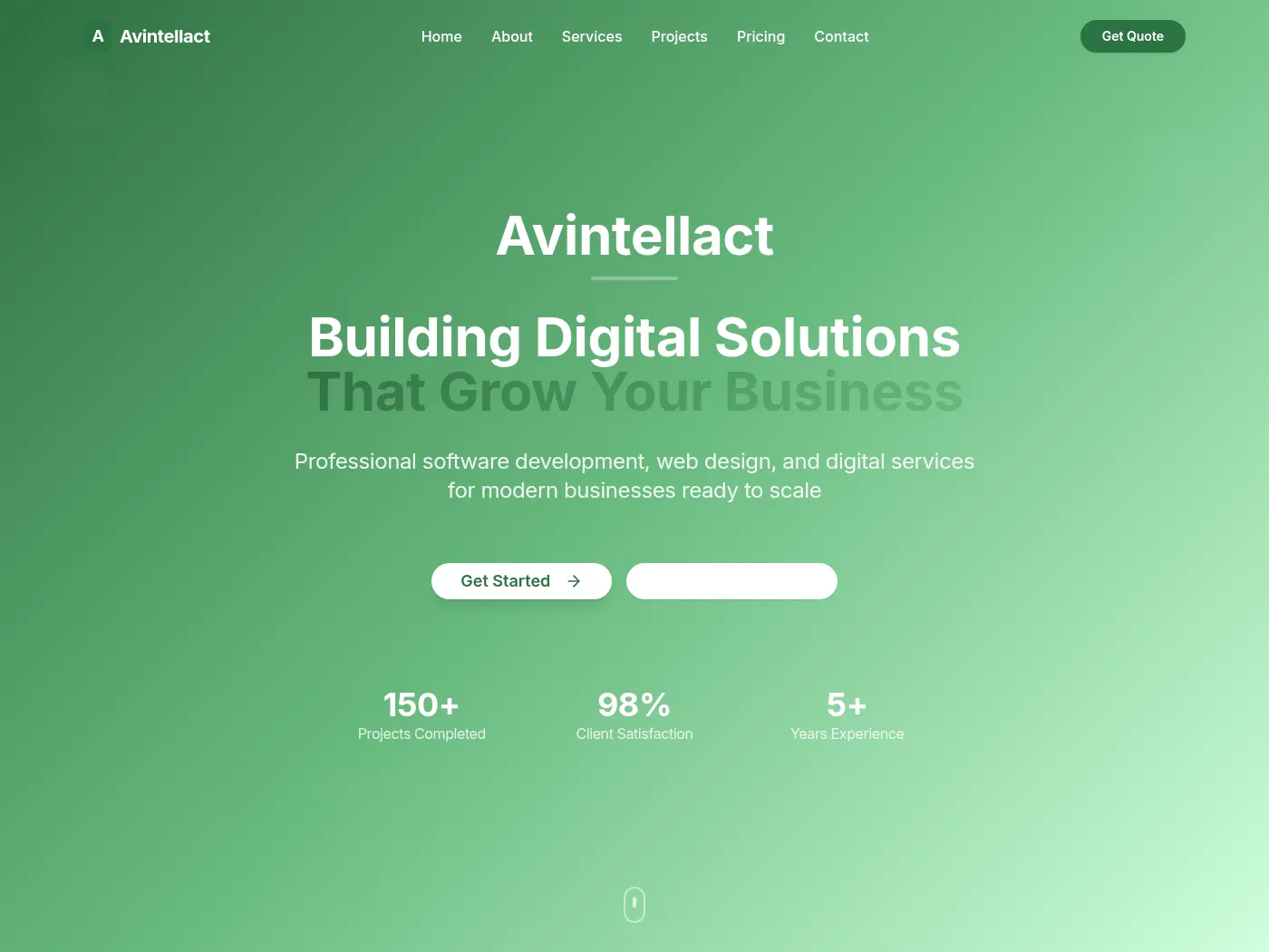 DevSpark Solutions Landing Page