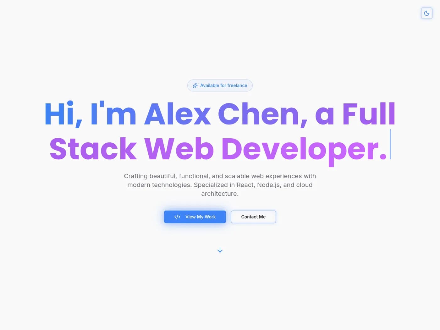 DevSphere – Immersive 3D Portfolio Website for Full Stack Developers