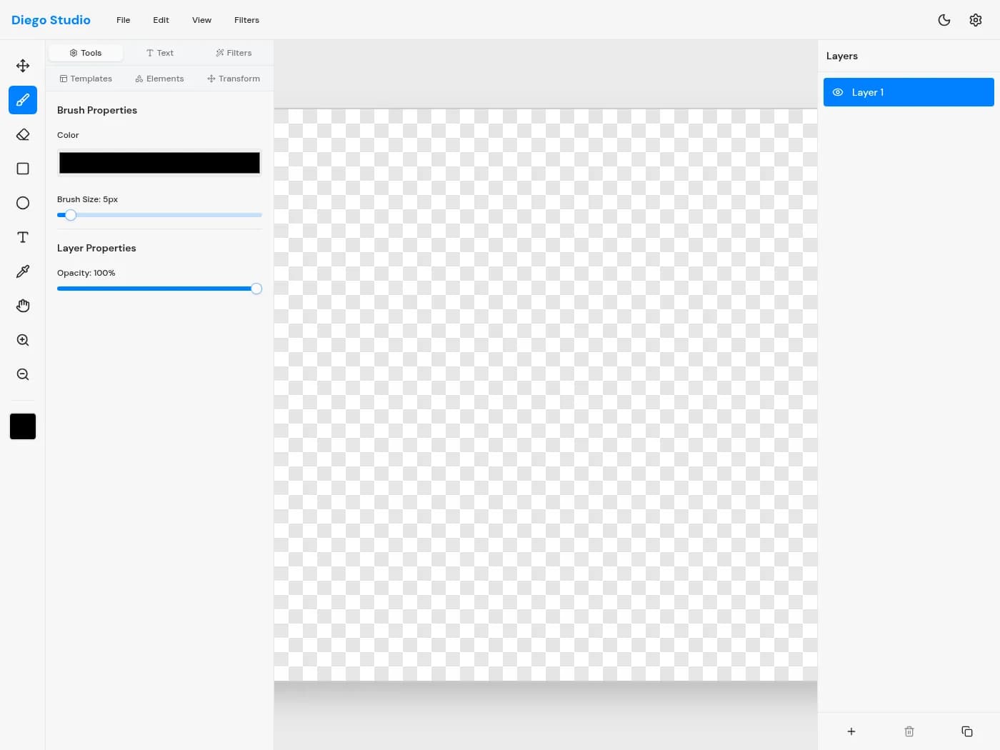 Diego Studio - Online Image Editor