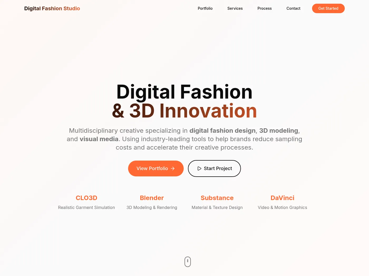 Digital Fashion & 3D Asset Portfolio for Creative Brands
