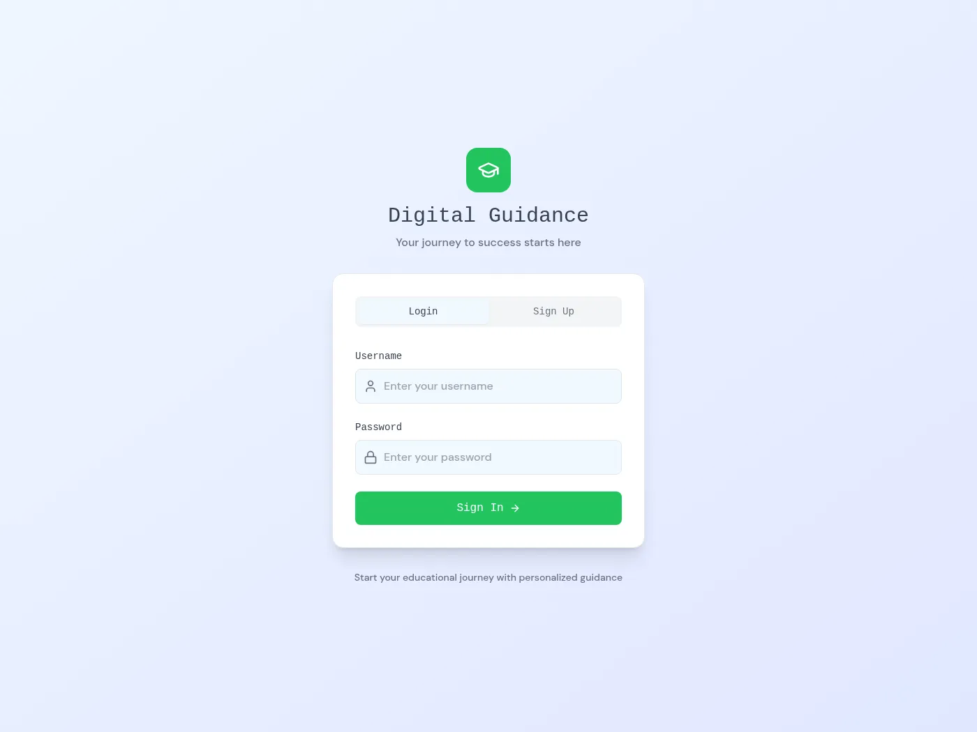 Digital Guidance Platform for Students