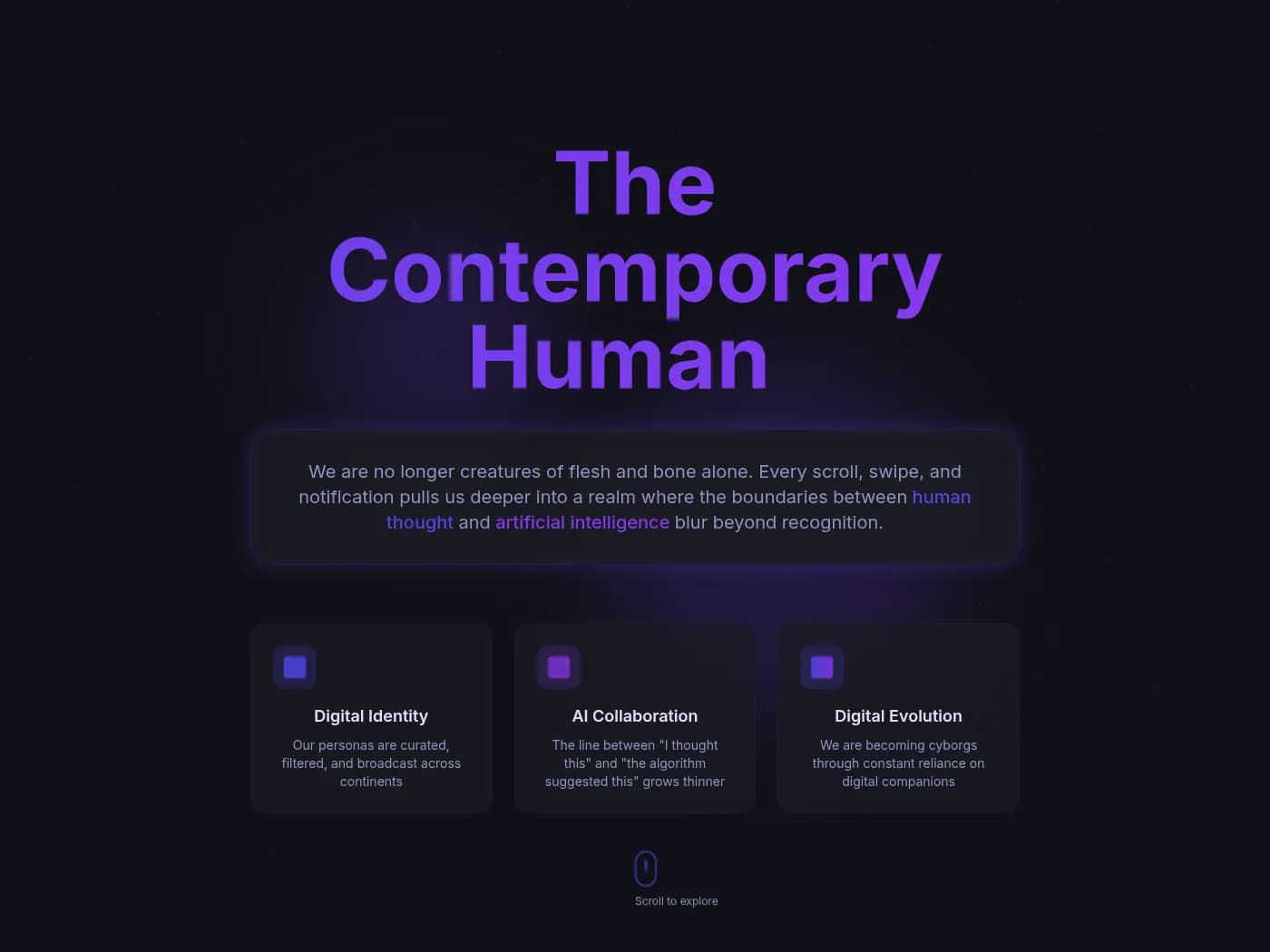Digital Human: Exploring the Merging of Humanity and Technology