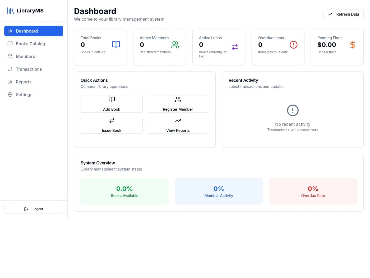 Digital Library Management System