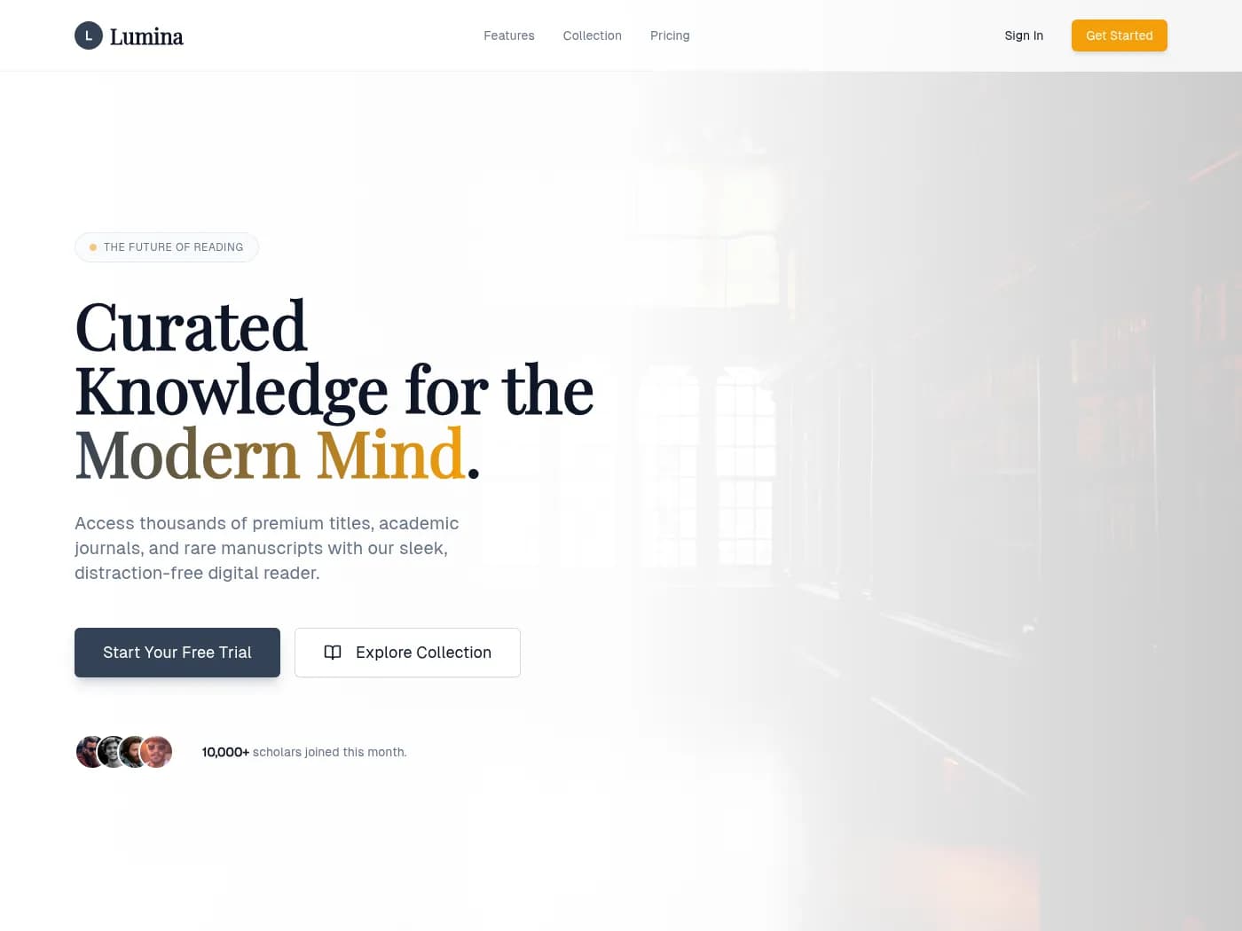 Sleek Digital Library MVP