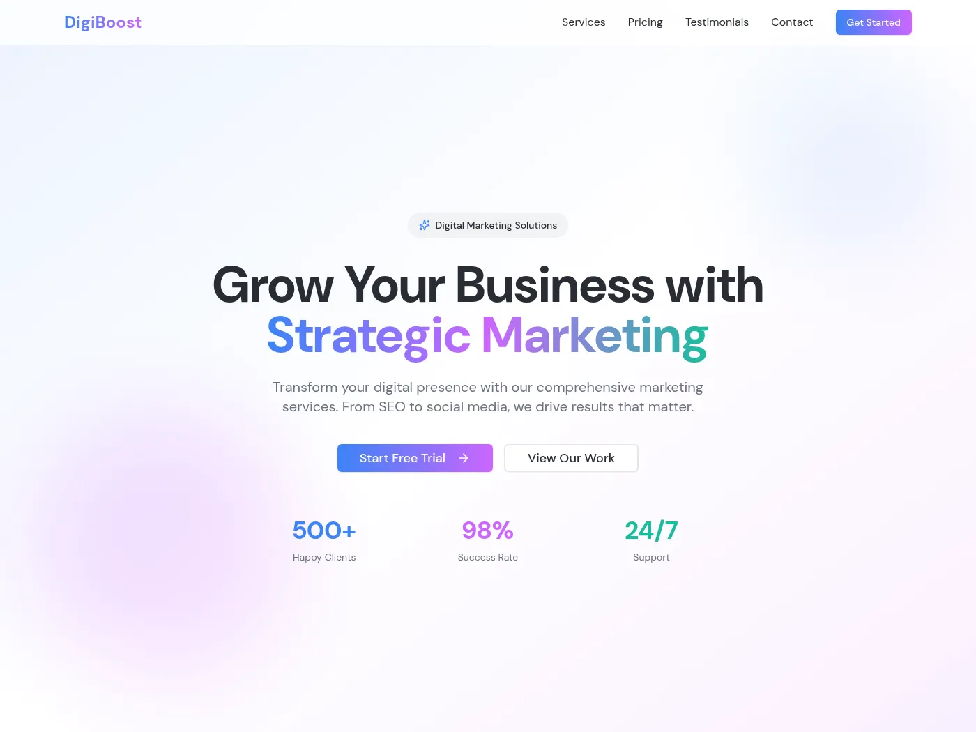 Digital Marketing Subscription Website
