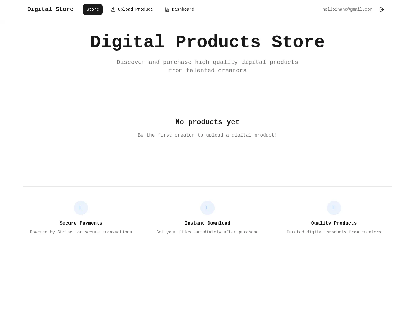 Digital Product Marketplace for Creators