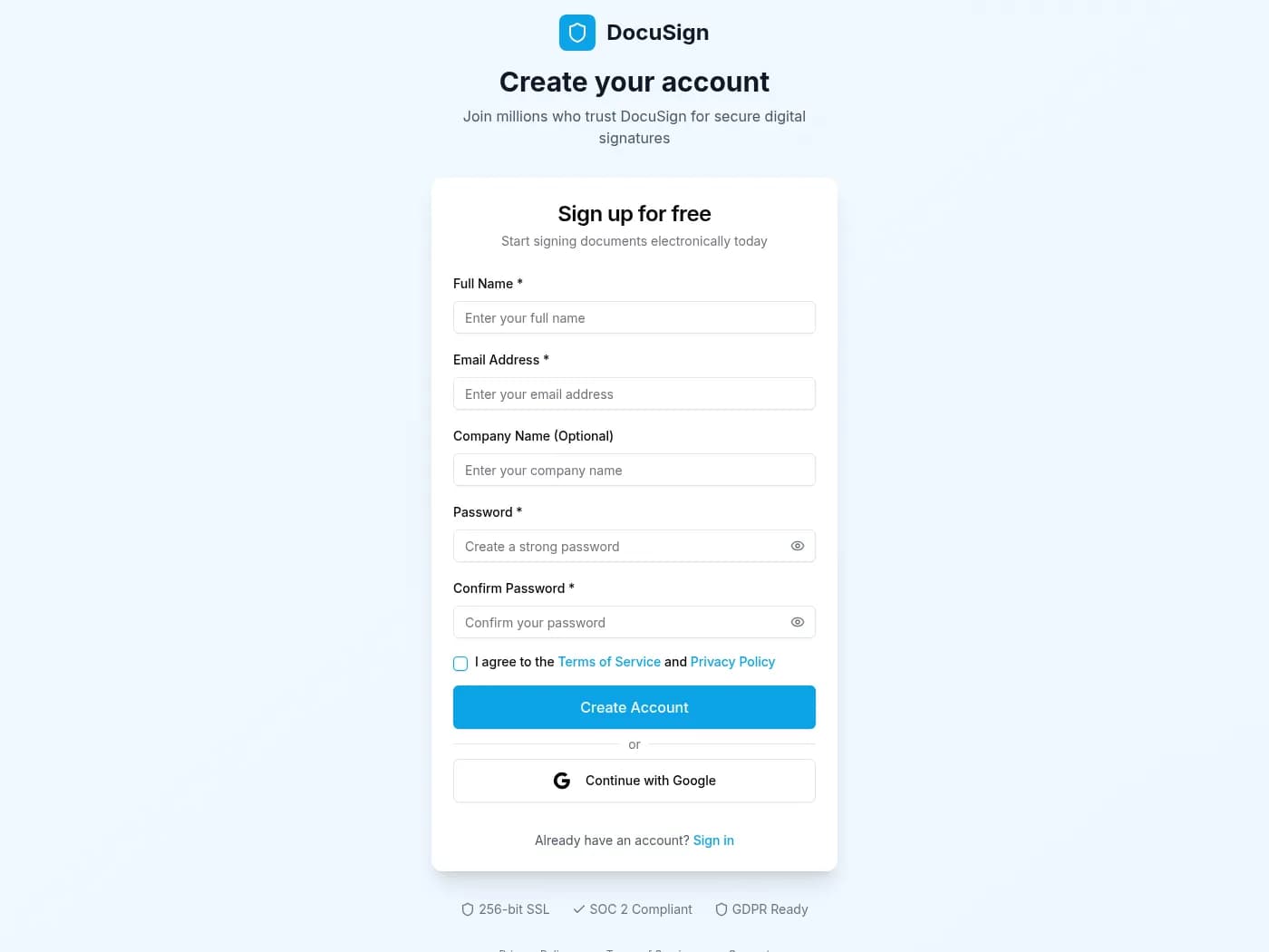Digital Signature Platform