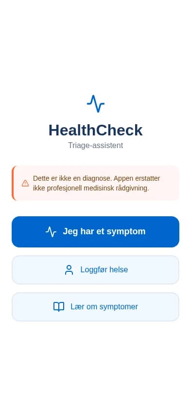 Digital Symptom Triage Mobile App – Safe & User-Friendly Medical Guidance