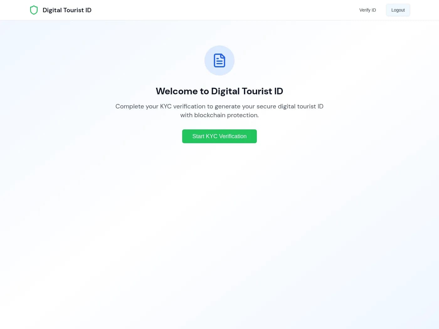 Digital Tourist ID Generator