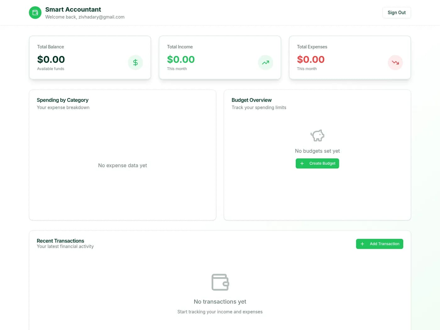 Smart Accountant App for Digital Wallets